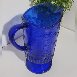 Indiana Glass | Dining | Vintage Cobalt Blue Indiana Glass Spanish ...
